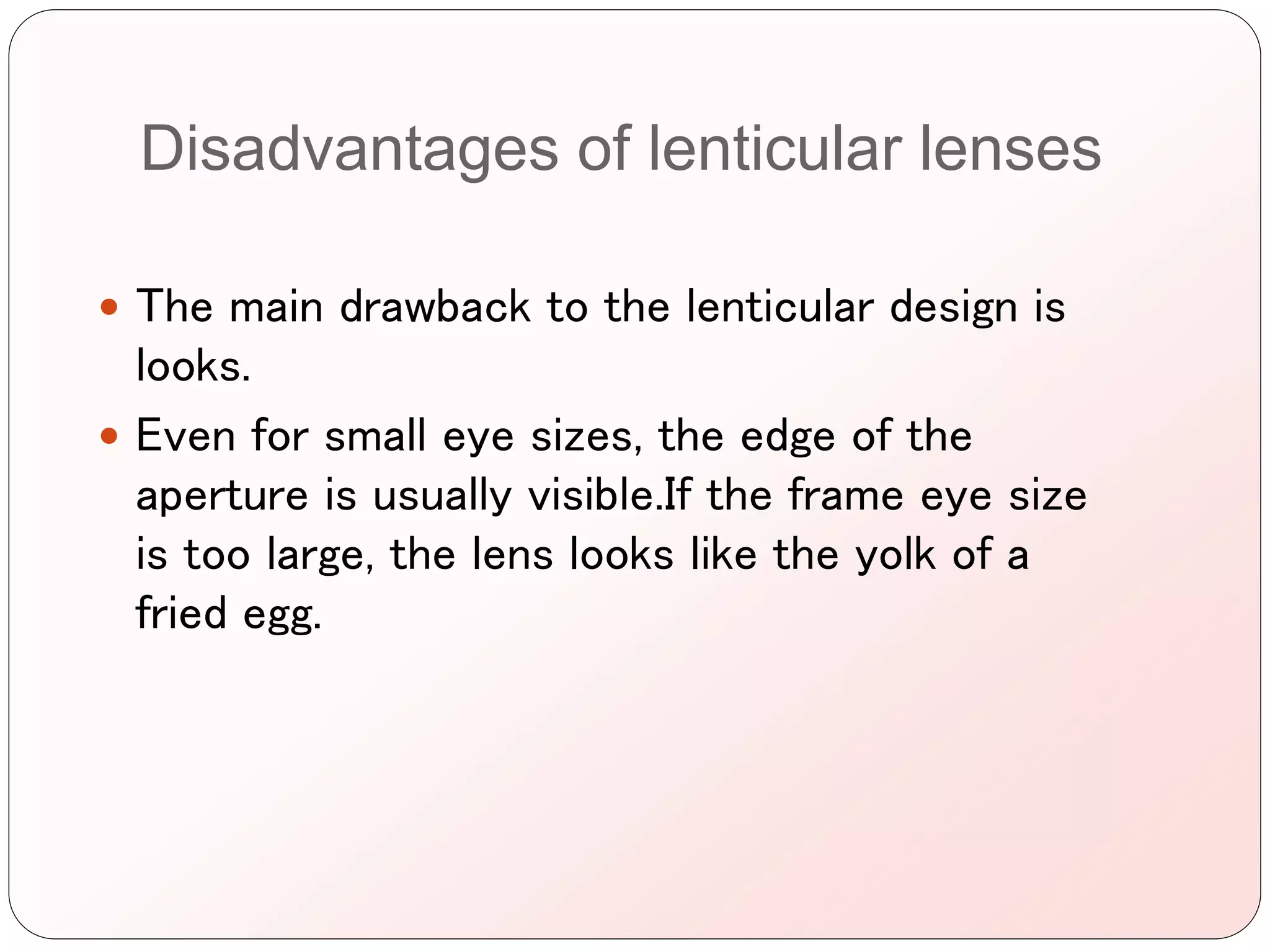 Lenticular lenses | PPTX