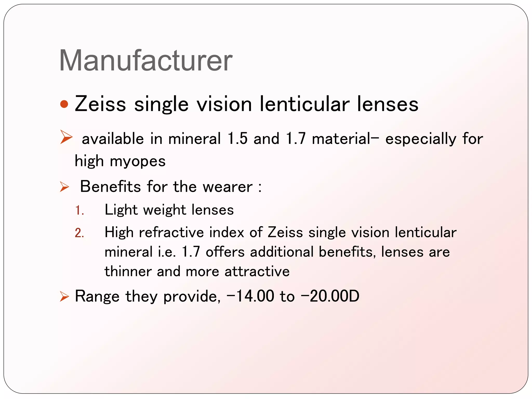 Lenticular lenses | PPTX