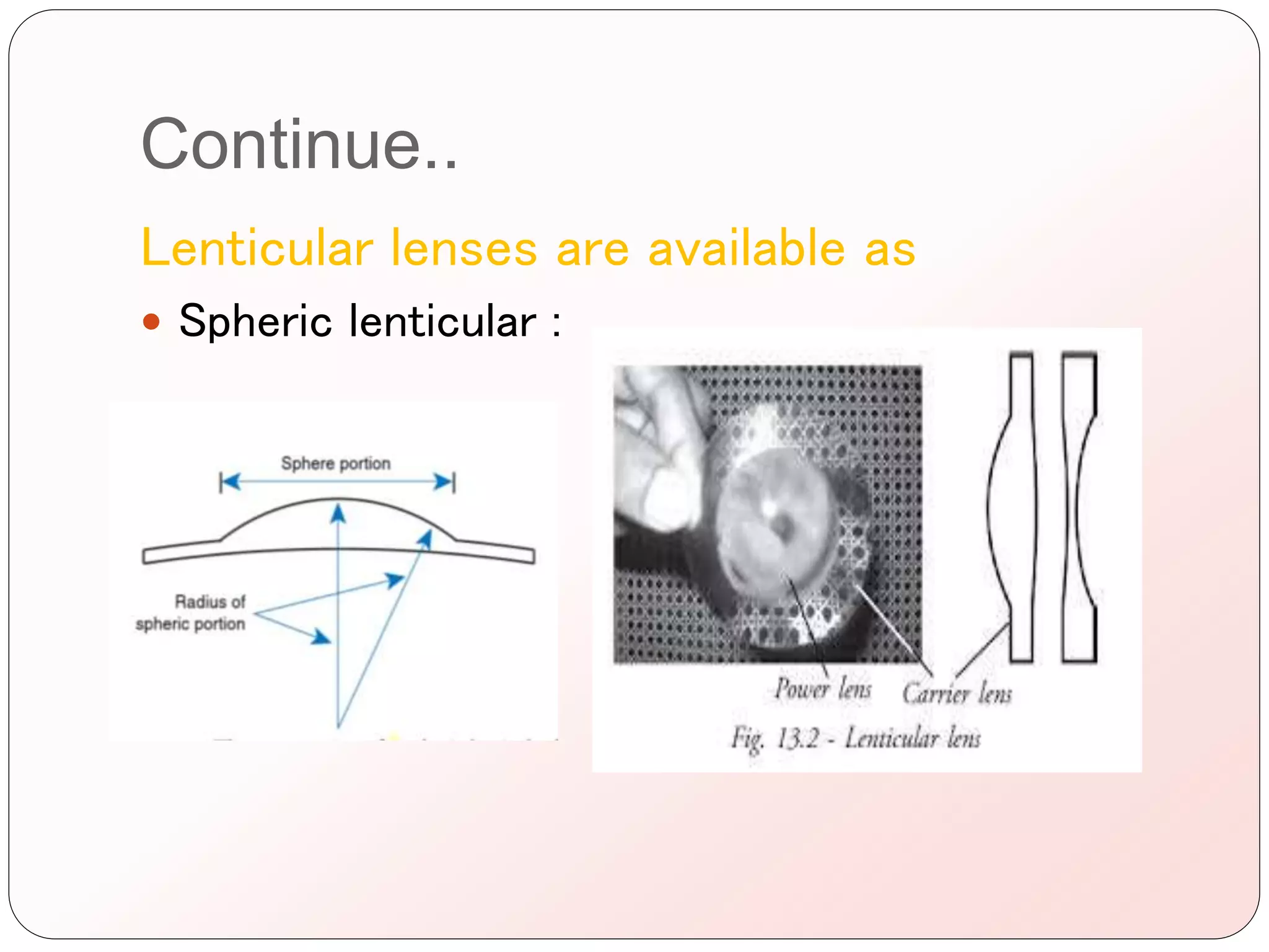 Lenticular lenses | PPTX
