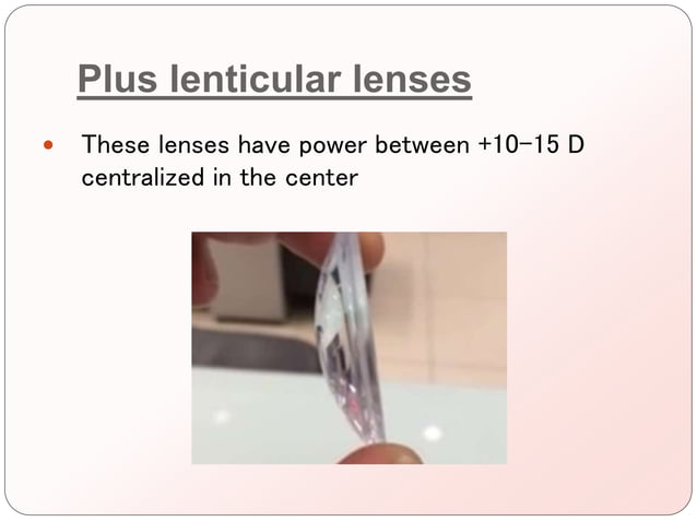 Lenticular lenses | PPTX