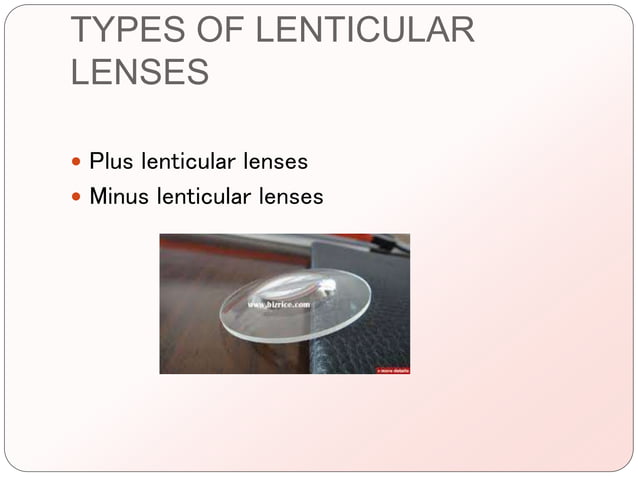 Lenticular lenses | PPT