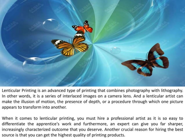 Lenticular lens sheet | PPTX | Technology & Computing