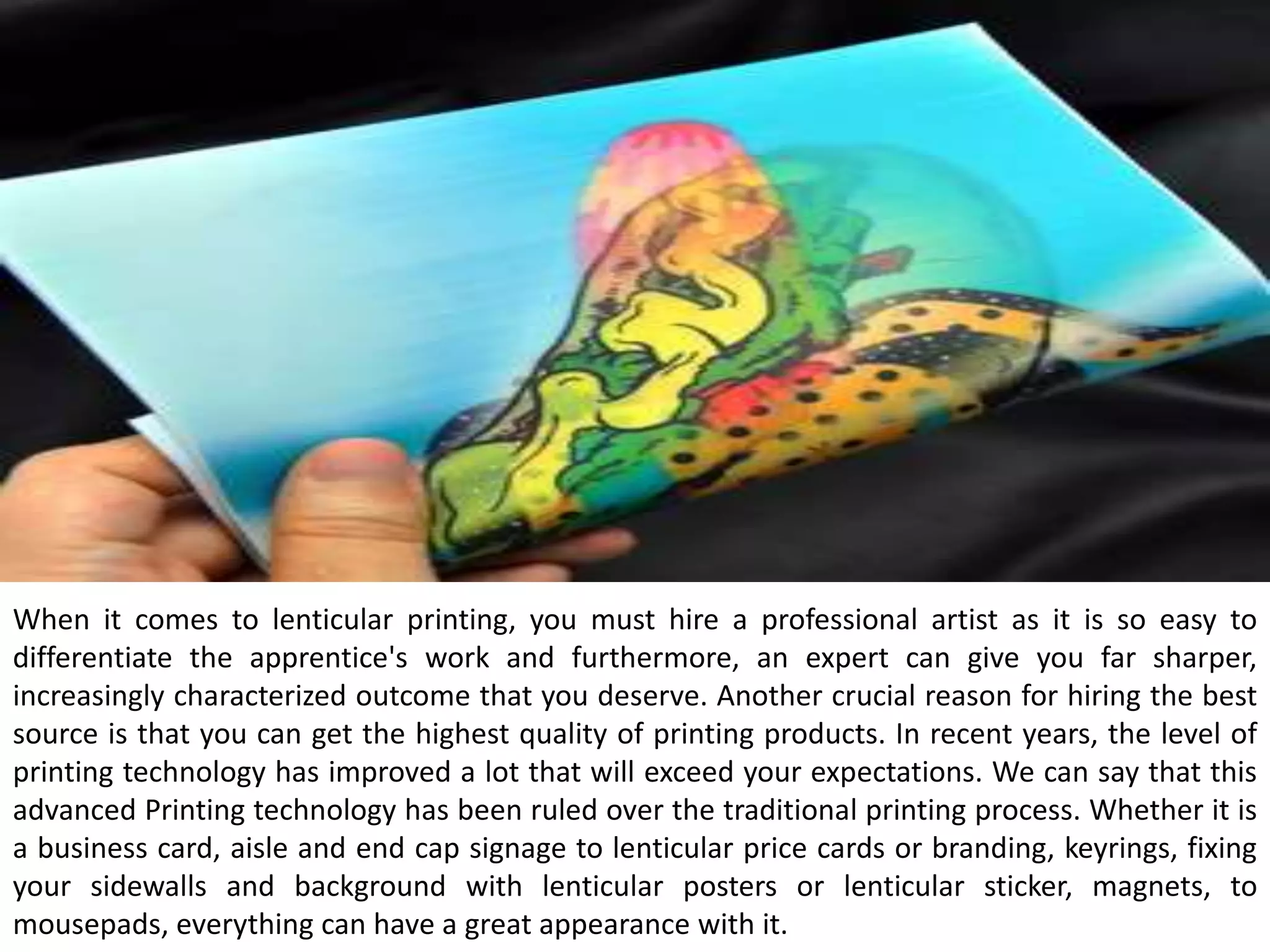 Lenticular printing | PPT
