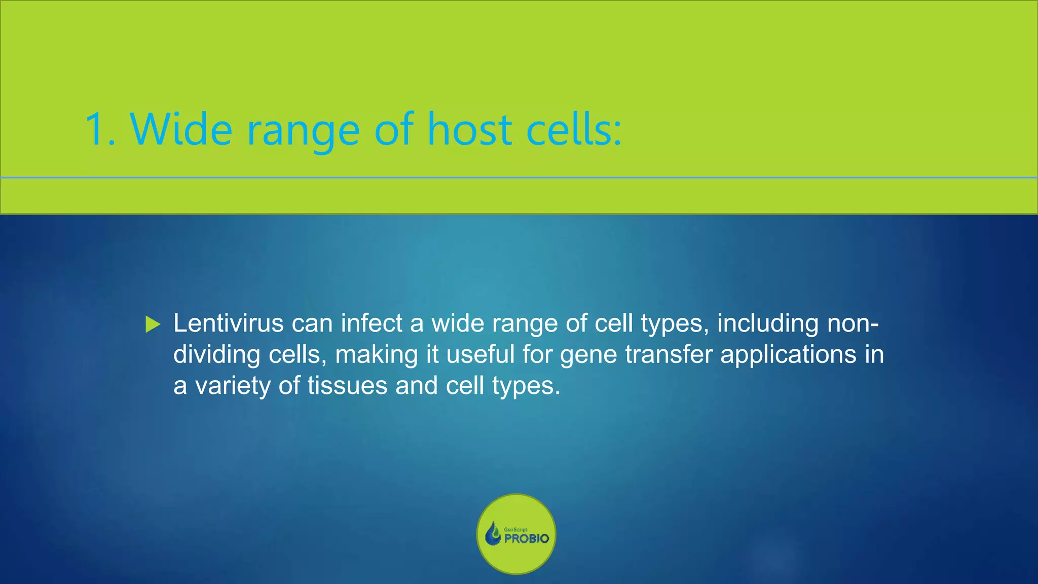 Lentivirus Manufacturing Services.pptx