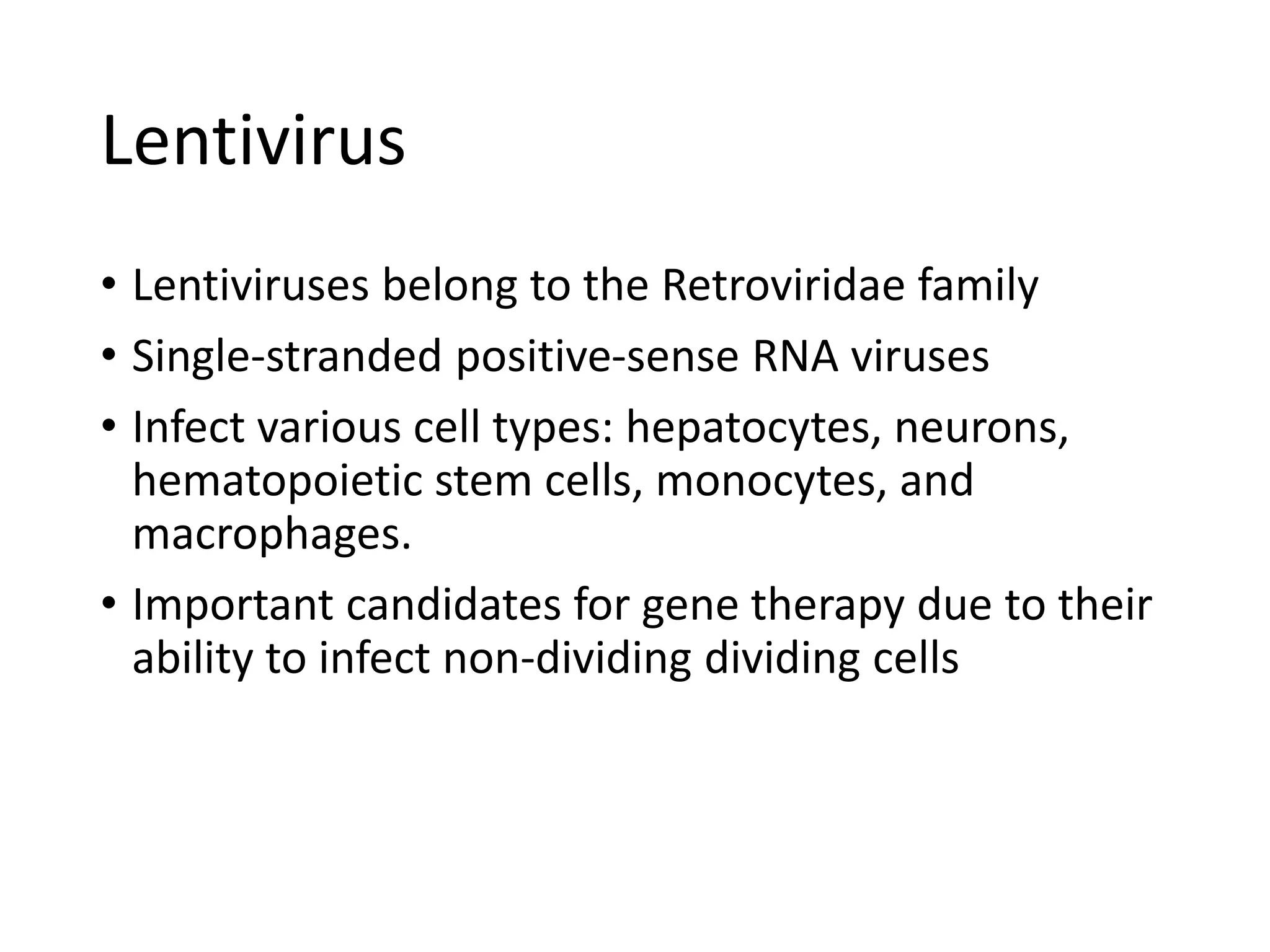 lentivirus Presentation.ppt describe very much | PPT
