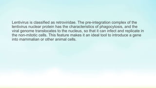 Lentivirus protocol | PPTX