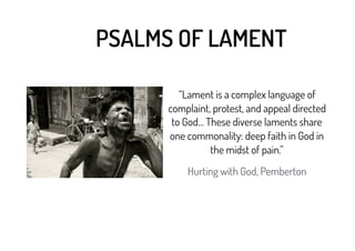 Lent Series 2018 Learning to Lament | PDF