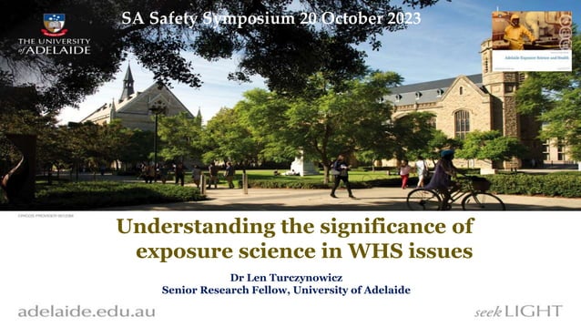 Understanding the significance of exposure science in WHS issues | PPT