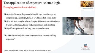 Understanding the significance of exposure science in WHS issues | PPTX