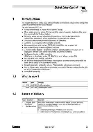 Lenze manual global drive gdc en | PDF