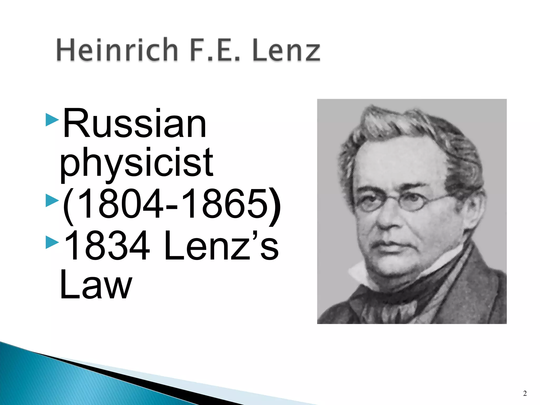 Lenz's law by taqdeer hussain | PPT