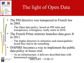 beyond PSI; INSPIRE infrastructure to share public data. | PPT