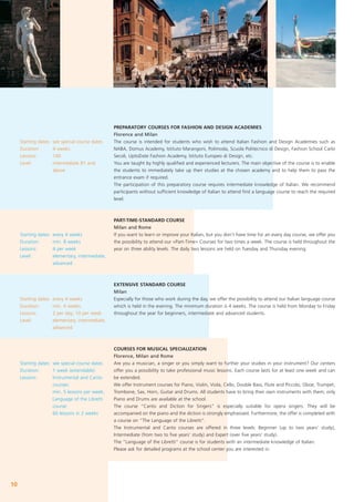 Scuola Leonardo da Vinci's brochure (dates and prices 2017 inside) | PDF