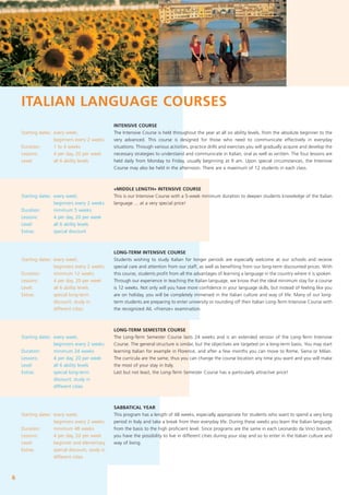 Scuola Leonardo da Vinci's brochure (dates and prices 2017 inside) | PDF