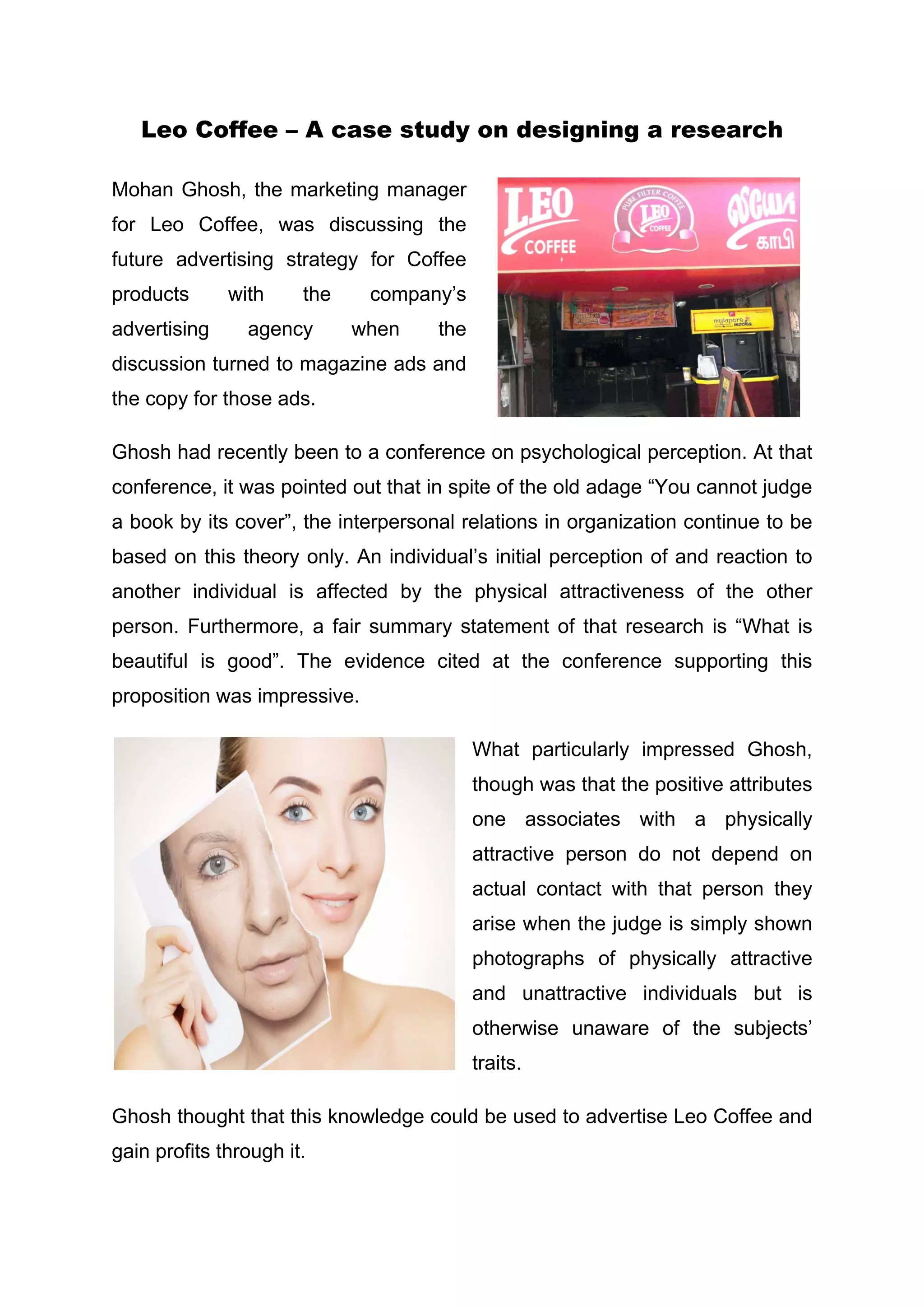 Leo coffee case study | PDF