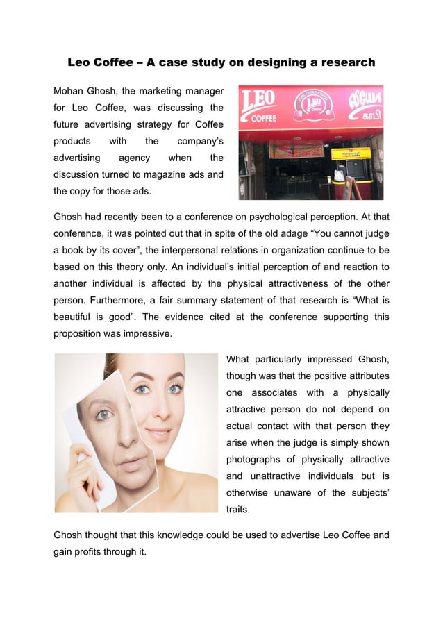 Leo coffee case study | PDF