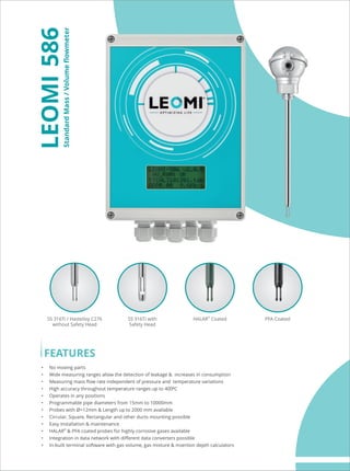 Thermal Mass Flow Meter & Calorimetric Flow Meter in India | PDF