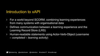 Moodle and xAPI: The story so far | PPTX