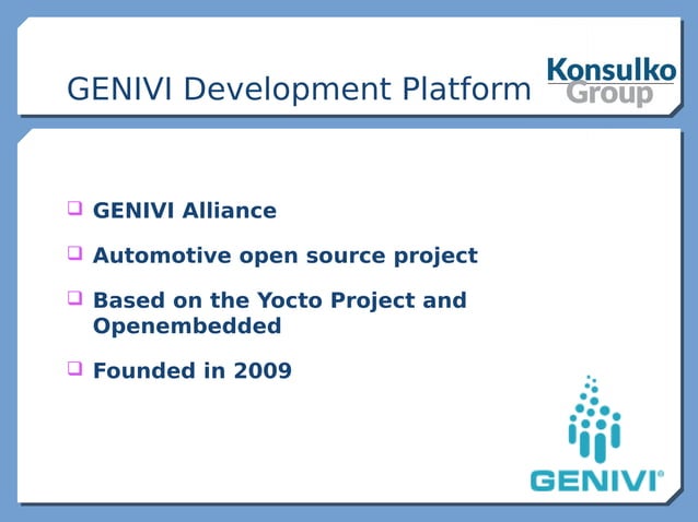Contributing to Automotive Grade Linux (AGL) and GENIVI Development ...