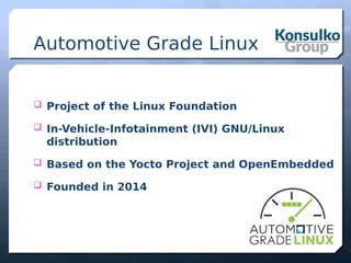 Building a Remote Control Robot with Automotive Grade Linux | PDF