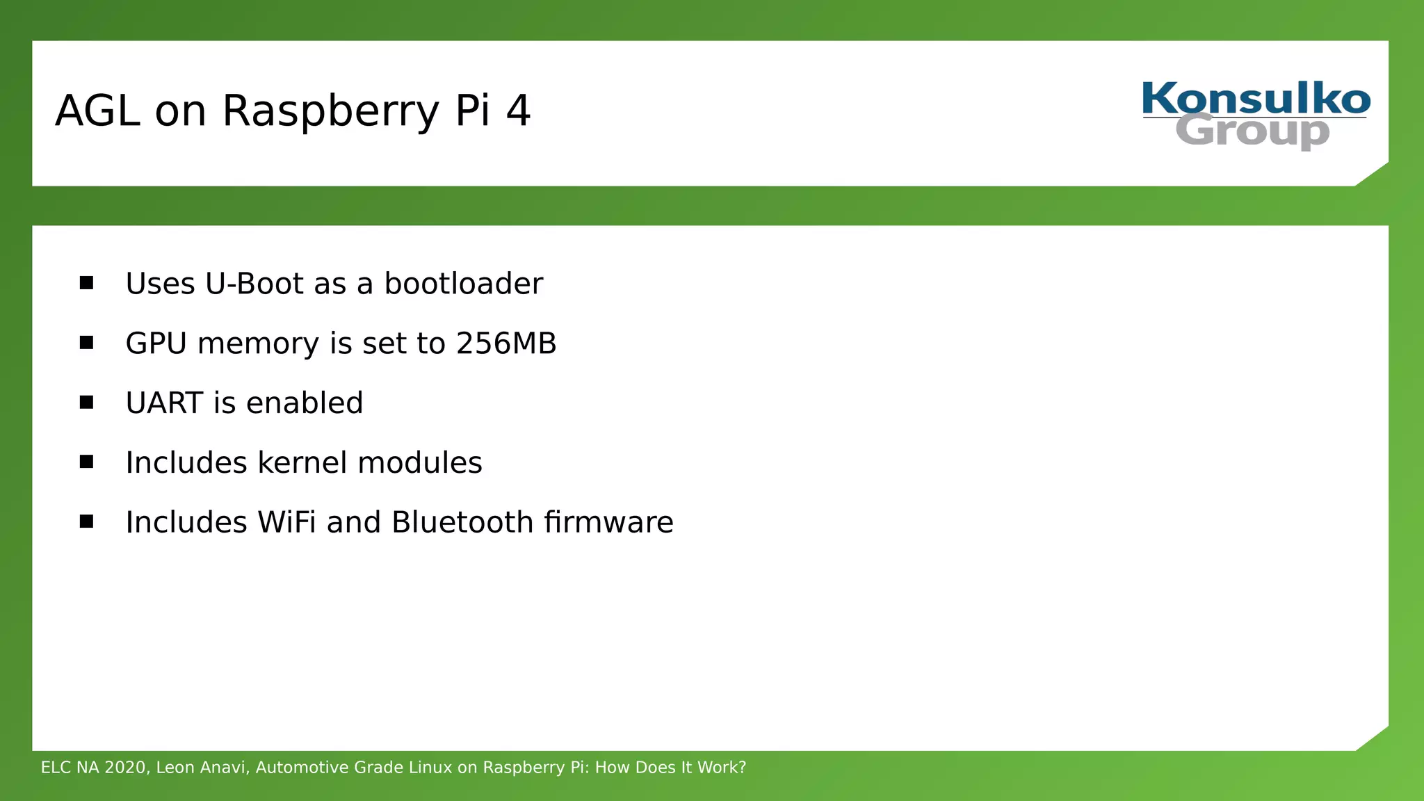 Automotive Grade Linux on Raspberry Pi: How Does It Work? | PDF