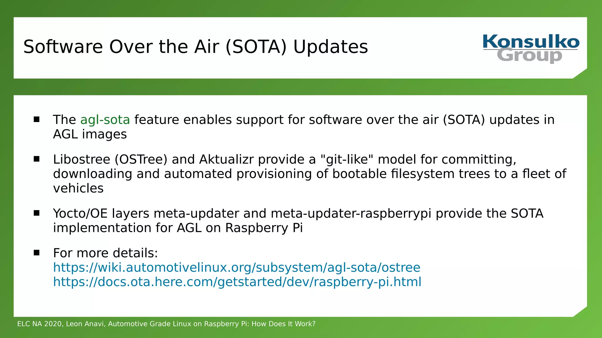 Automotive Grade Linux on Raspberry Pi: How Does It Work? | PDF