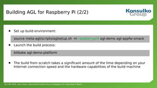 Automotive Grade Linux on Raspberry Pi: How Does It Work? | PDF