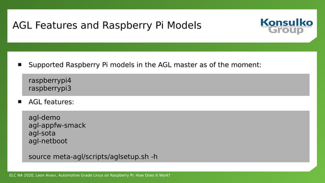 Automotive Grade Linux on Raspberry Pi: How Does It Work? | PDF
