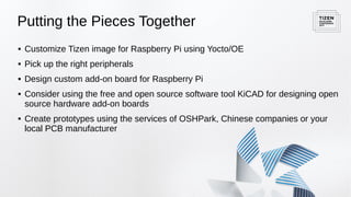 Rapid IoT Prototyping with Tizen on Raspberry Pi | PDF