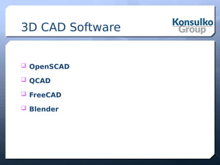 Free and Open Source Software Tools for Making Open Source Hardware | PDF