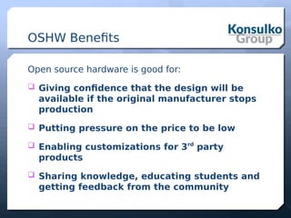 Free and Open Source Software Tools for Making Open Source Hardware | PDF