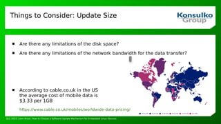 How to Choose a Software Update Mechanism for Embedded Linux Devices | PDF