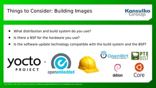 How to Choose a Software Update Mechanism for Embedded Linux Devices | PDF