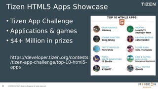 Developing HTML5 applications for Tizen | PDF