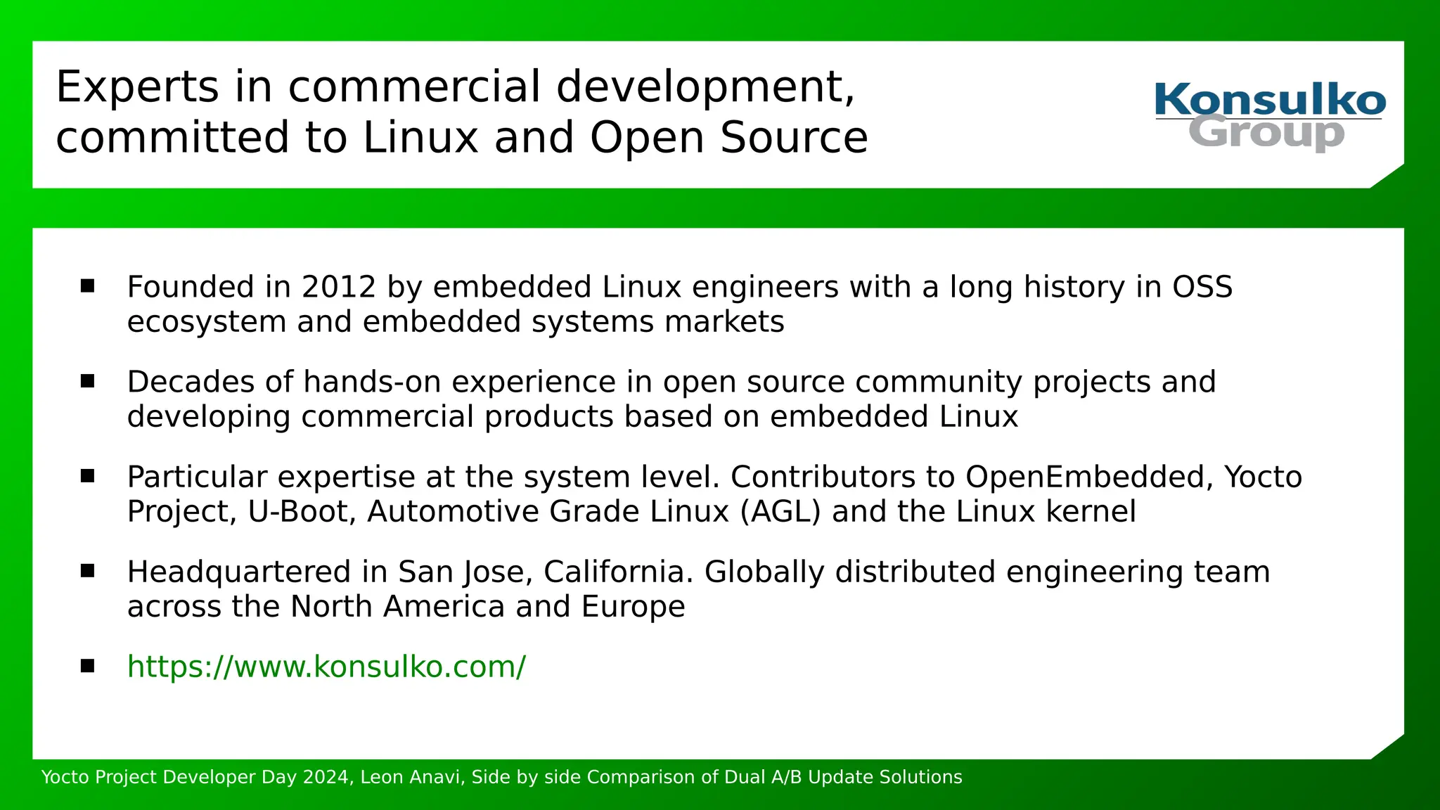 Side by Side Comparison of Dual A/B Update Solutions with the Yocto Project | PDF