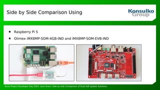 Side by Side Comparison of Dual A/B Update Solutions with the Yocto Project | PDF