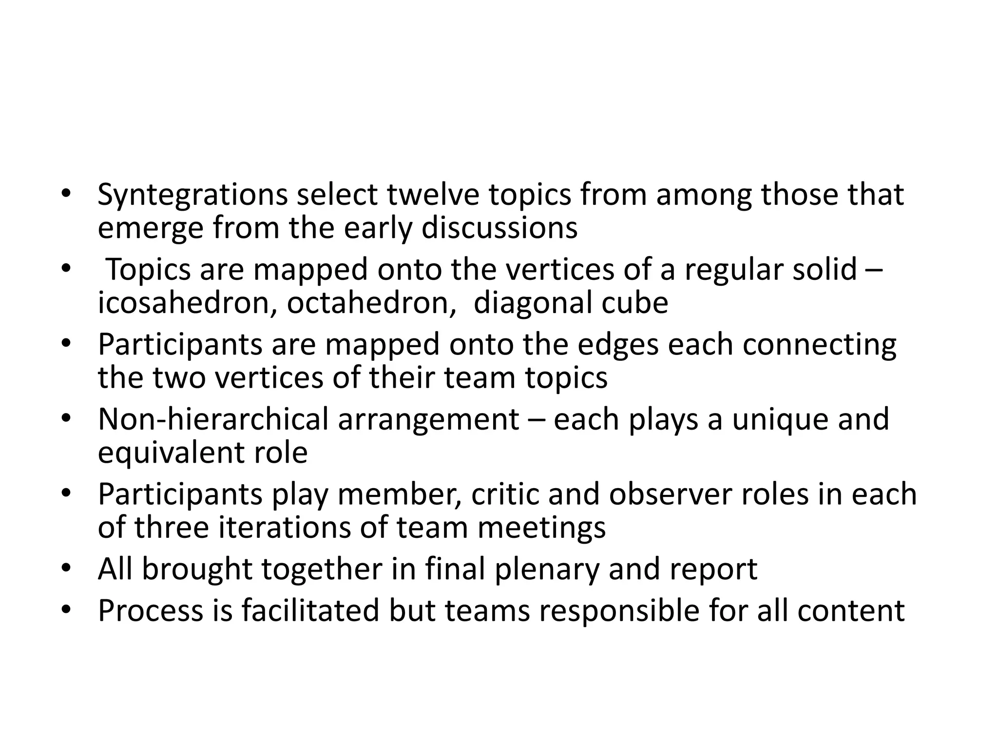 Stafford Beer’s Viable System Model and Team Syntegrity Process | PPTX