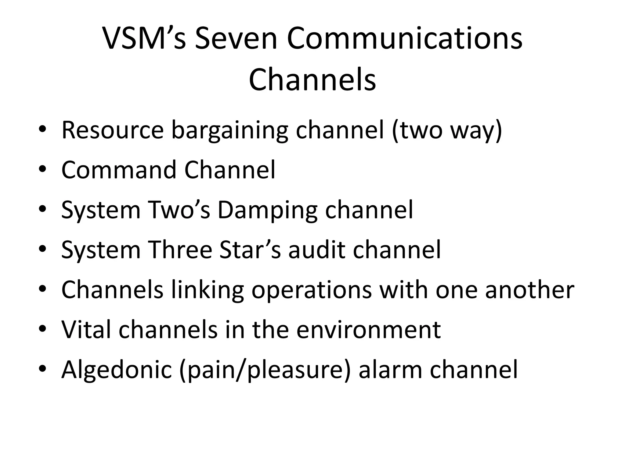 Stafford Beer’s Viable System Model and Team Syntegrity Process | PPTX