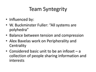 Stafford Beer’s Viable System Model and Team Syntegrity Process | PPTX