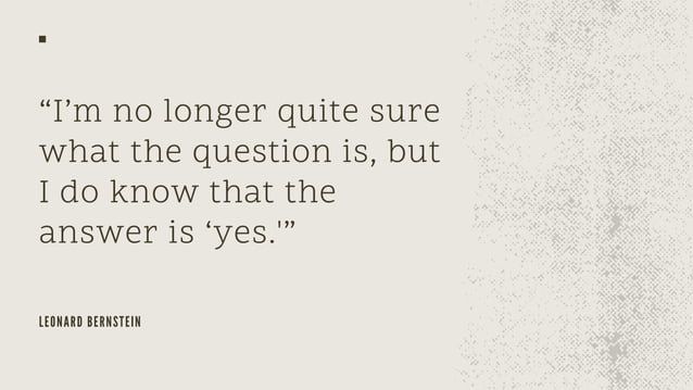 Leonard Bernstein Quotes | PDF