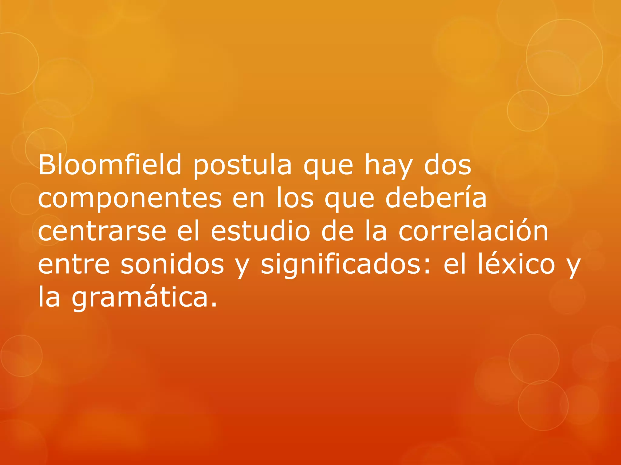 Leonard bloomfield | PPTX