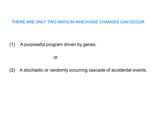 The pathology of aging- aetiology of aging .pptx