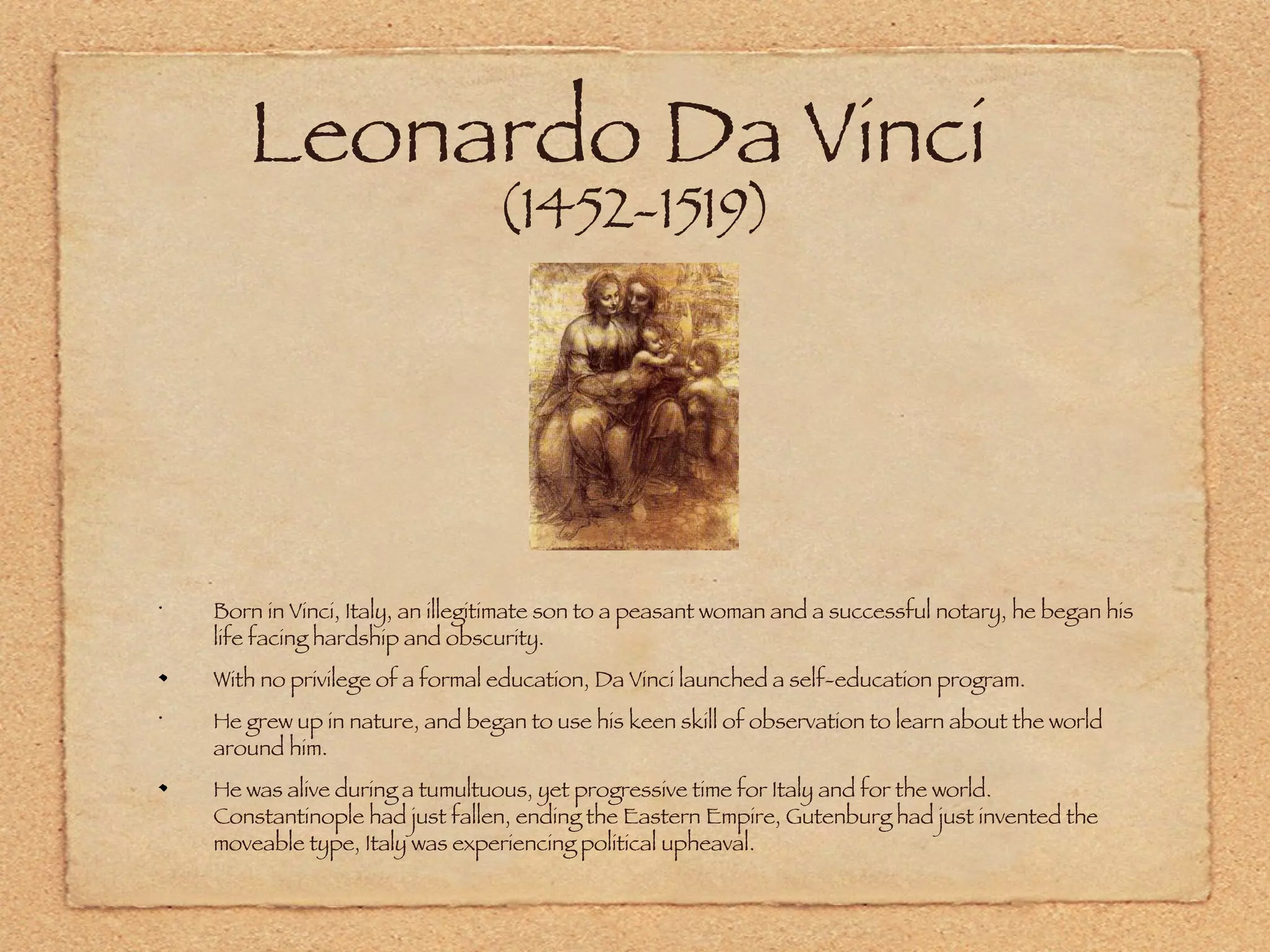 Leonardo Da Vinci Ppt | PPT