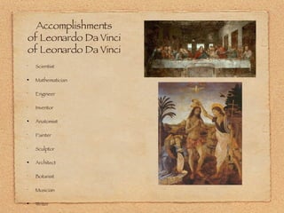 Leonardo Da Vinci Ppt | PPT