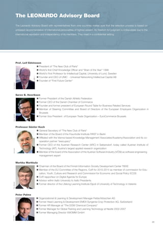 Leonardo Corporate Learning Award | PDF