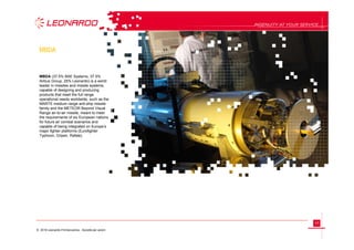 Leonardo Corporate Presentation 11 05 2016 | PDF