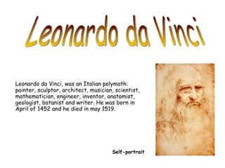 Leonardo Da Vinci | PPT | Fine Art