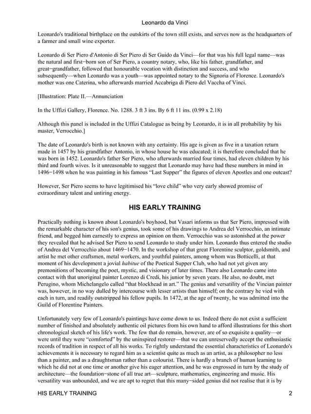 Leonardo da vinci | PDF