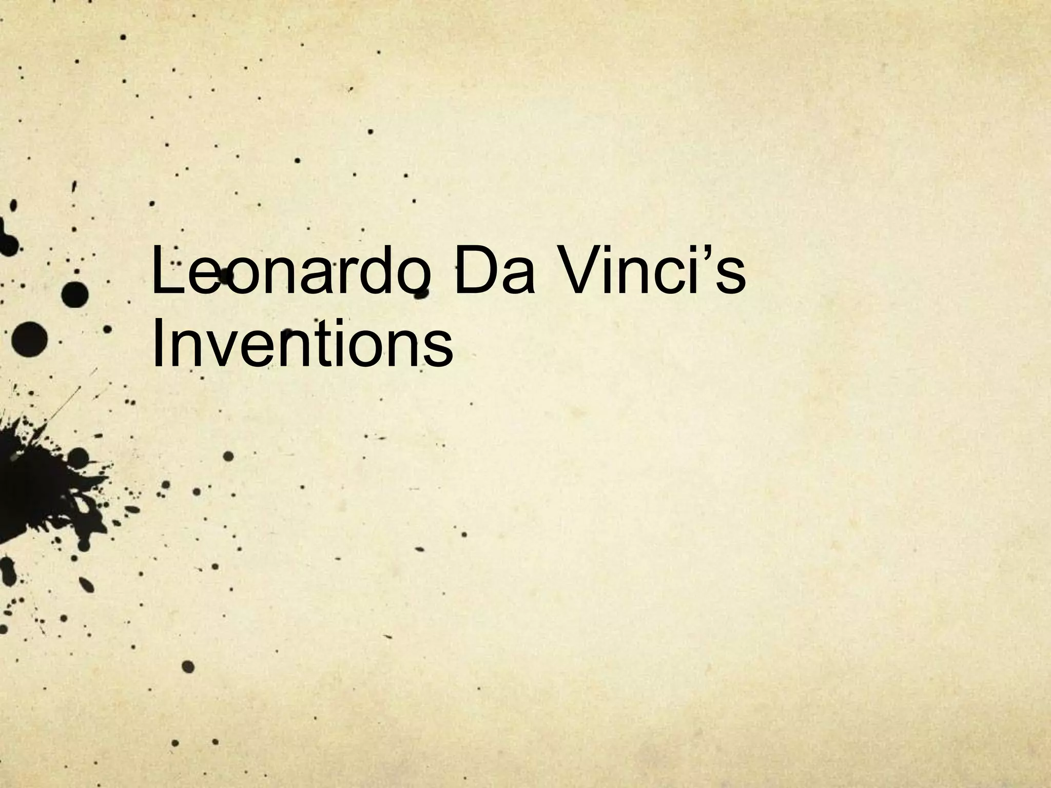 Leonardo da vinci | PPT