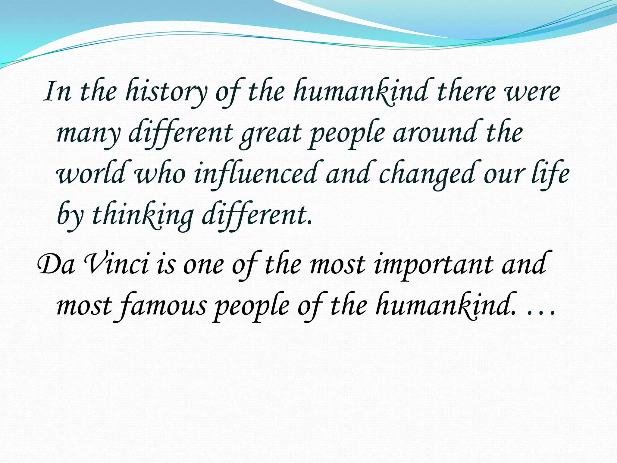 Leonardo da vinci | PPTX